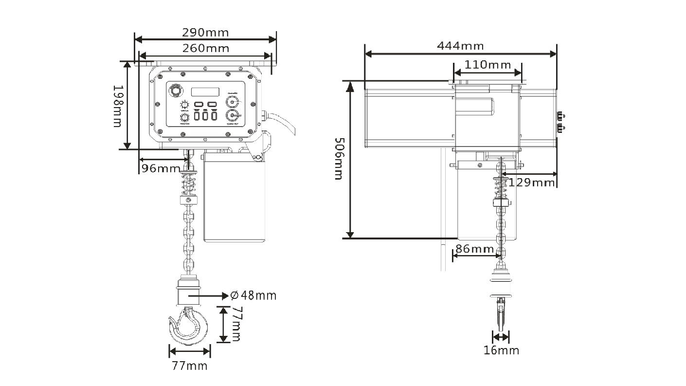 C10 Intelligent inverter chain CNC hoist from China manufacturer ...
